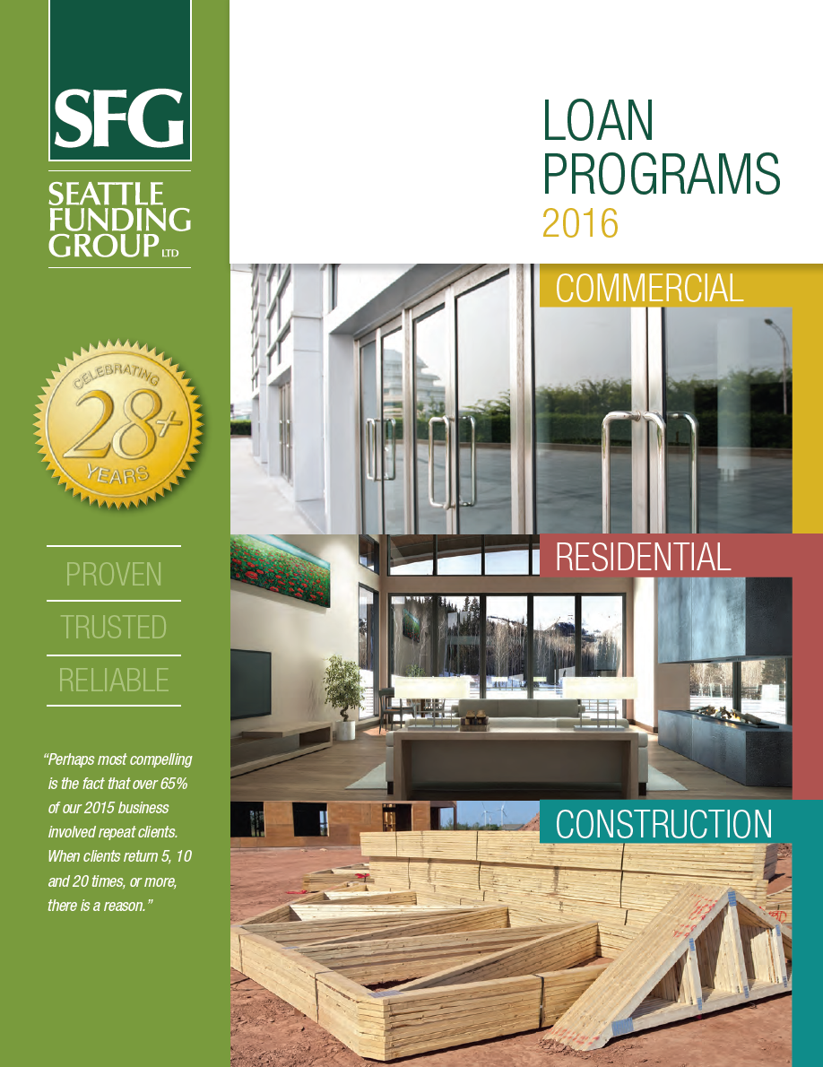 2016 Loan Programs - Seattle Funding Group